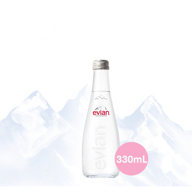 evian Natural Mineral Water Glass Bottle (20 x 330ml Case) | Shopee Malaysia