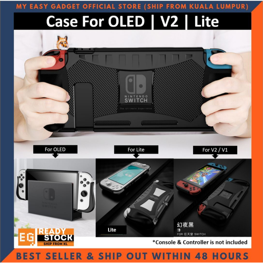 Nintendo Switch OLED / Switch V2 / Switch Lite Shock Absorption Case ...