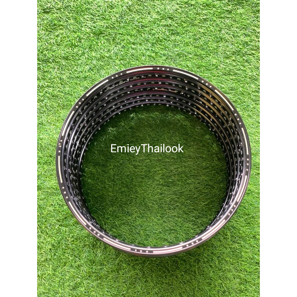 🔥RIM ALOI/ALLOY BINTIK CNC HITAM SAIZ 17x1.2/17x1.4 EX5/WAVE/LAGENDA ...