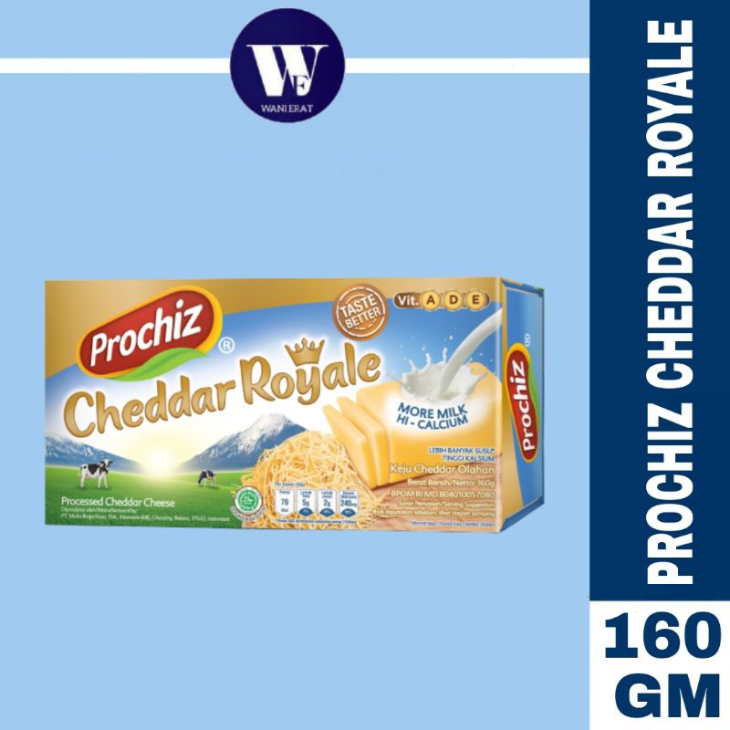 [160GM] PROCHIZ CHEDDAR ROYALE | PROCESSED CHEDDAR CHEESE | Shopee Malaysia
