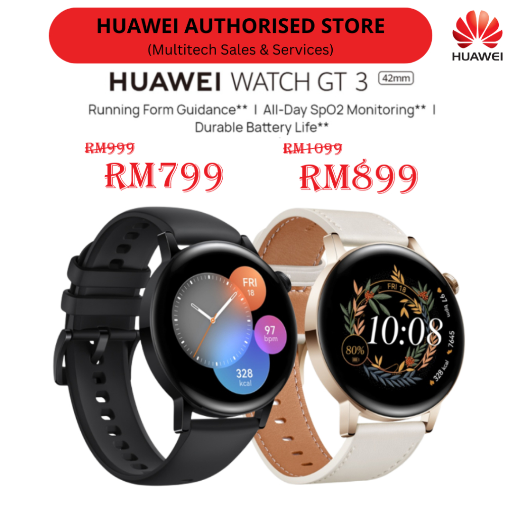 Huawei Watch GT 3 42mm Female Watch Huawei Smartwatch 100+ Workout ...