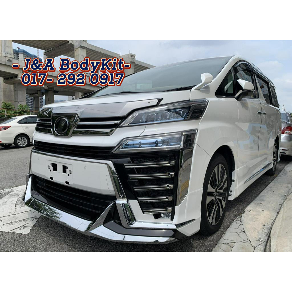Toyota Vellfire ANH30 2018 Aero Modellista Skirt Bodykit With Oem ...