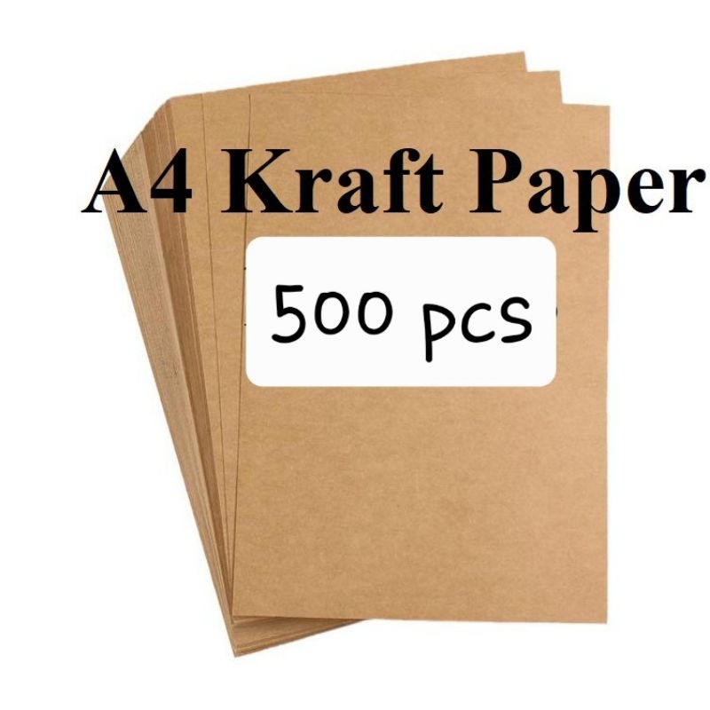 A4 KRAFT PAPER /A4 KERTAS COKLAT - 500 sheets | Shopee Malaysia