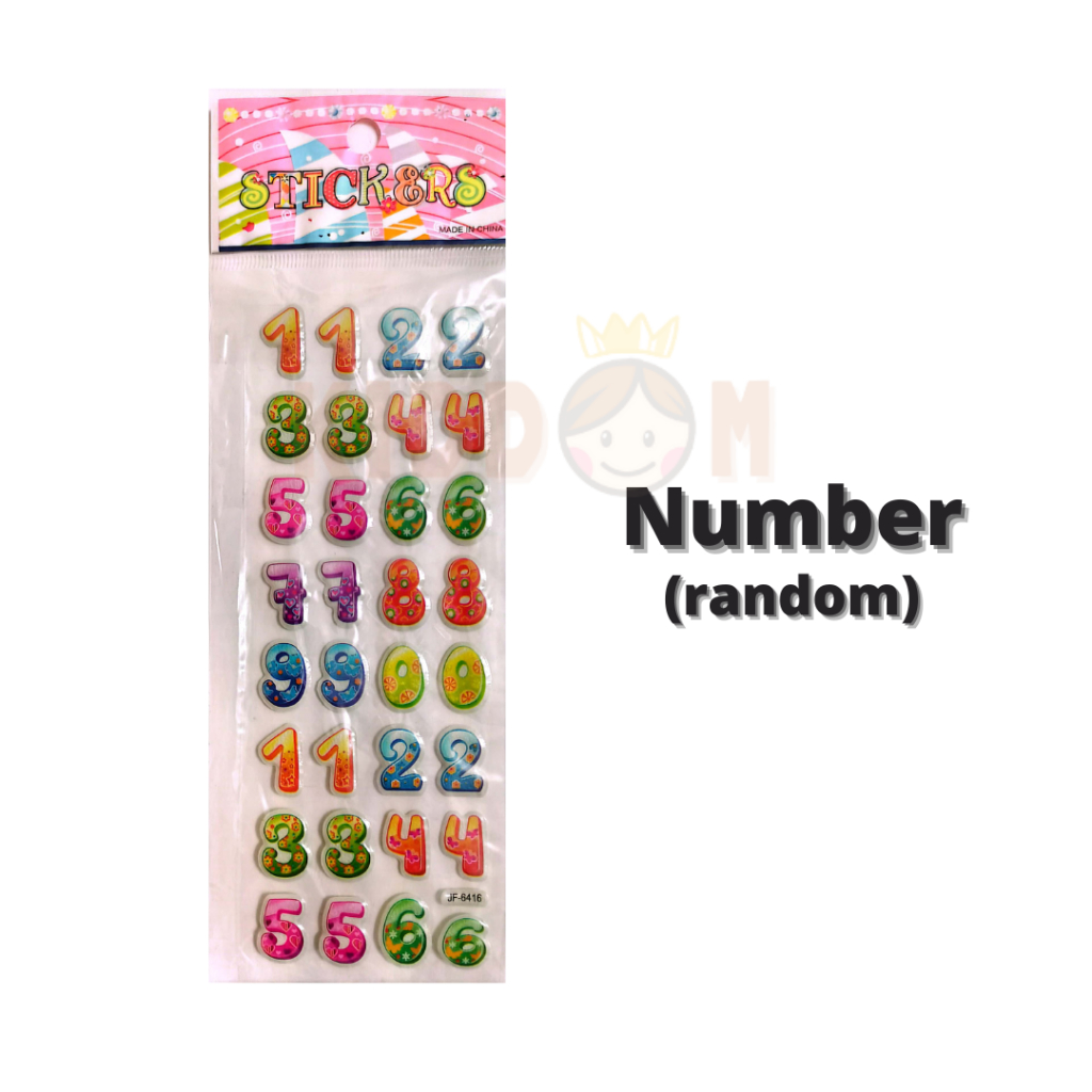 KIDDOM 3D Bubble Sticker Cartoon Kartun Sticker Frozen Spiderman Hello ...