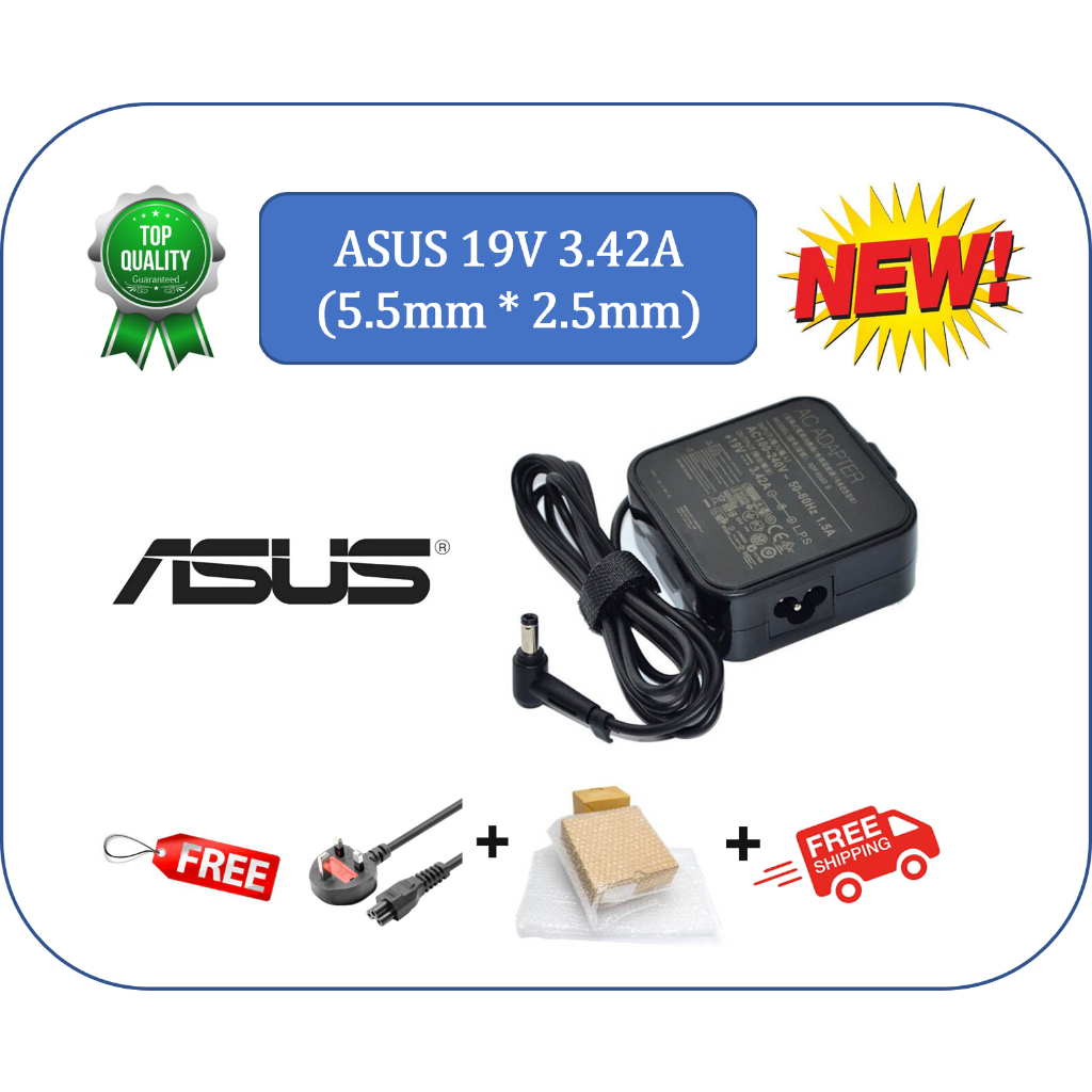 ORIGINAL!!! ASUS 19V 3.42A (5.5mm*2.5mm) For Z35 X53E K552 A550LD ...