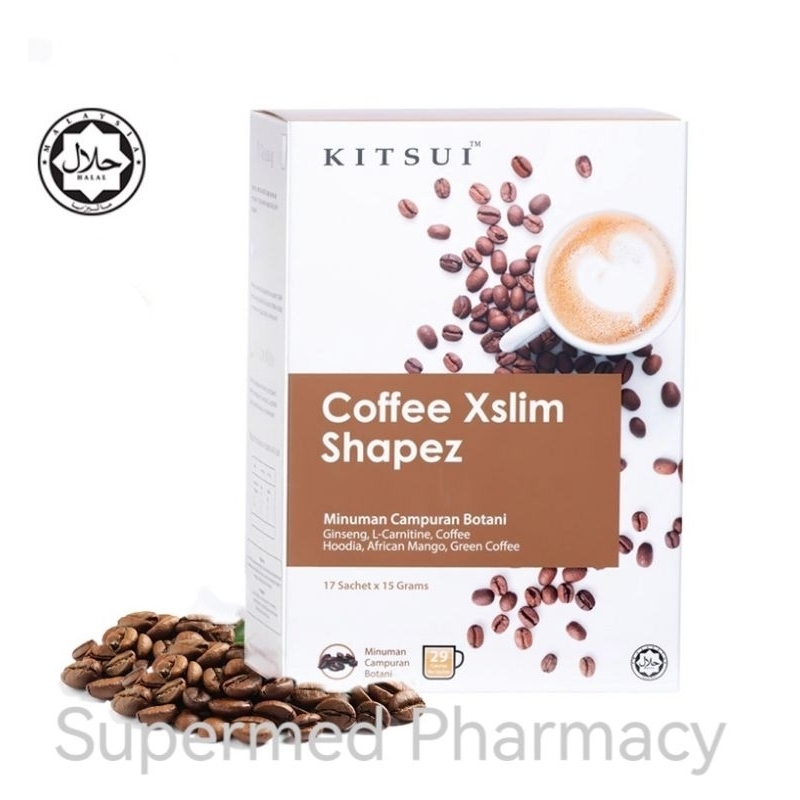 Kitsui Coffee X'Slim Shapez 17 Sachet x 15gm | Shopee Malaysia