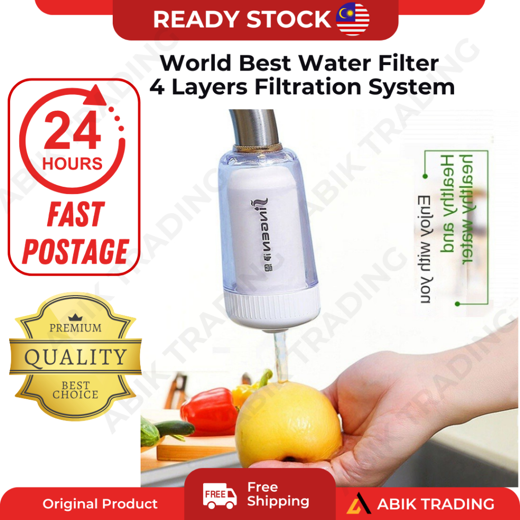 Faucet Tap Filter Sink Purifier Water Filter Dispenser Kitchen Penapis ...