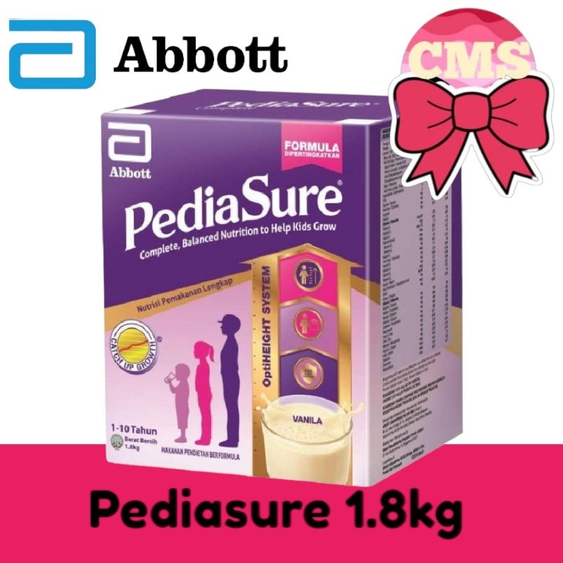 PEDIASURE 1.8KG ASLI/VANILLA/CHOCOLATE | Shopee Malaysia