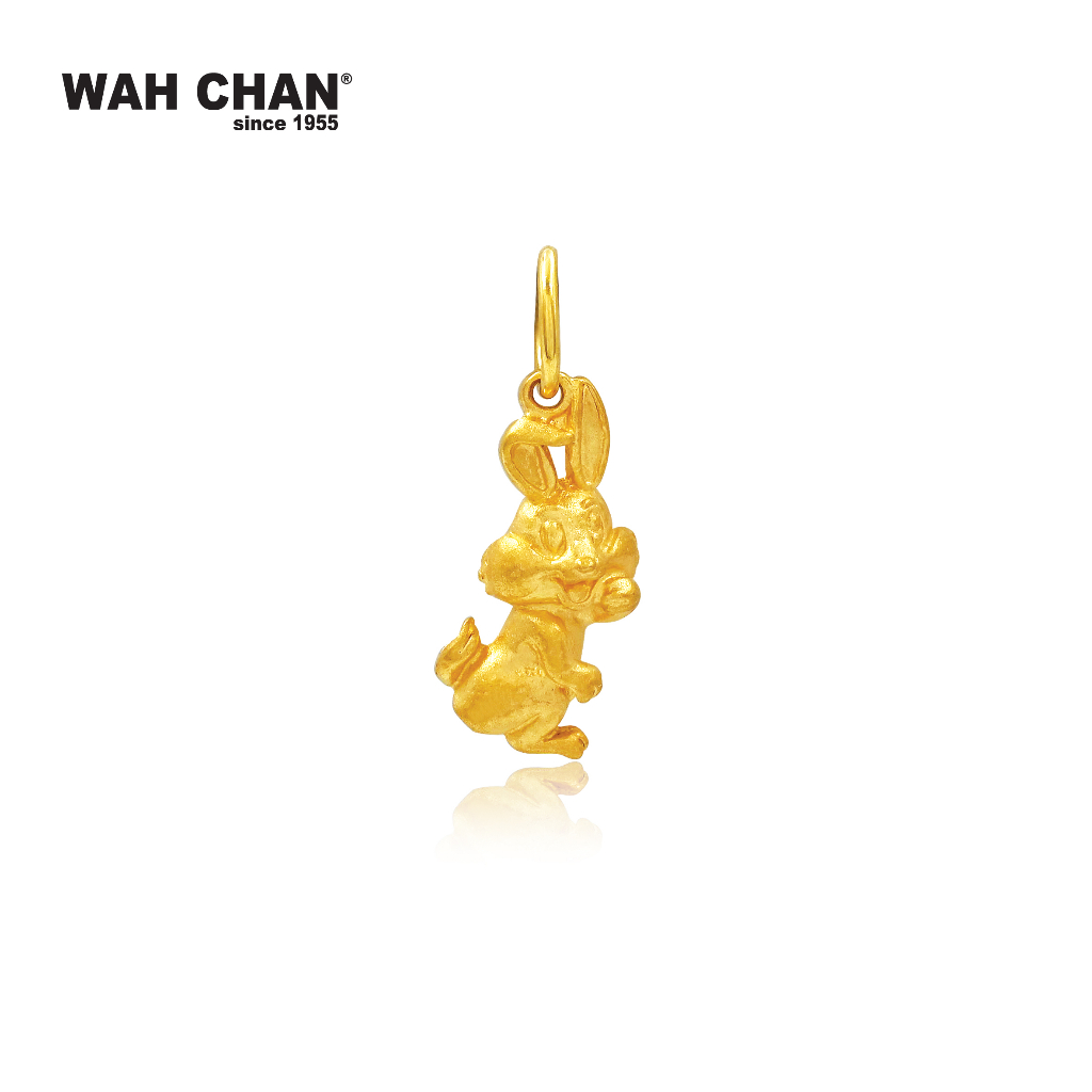 WAH CHAN 916 Gold Pendant - Rabbit OSP1282 | Shopee Malaysia
