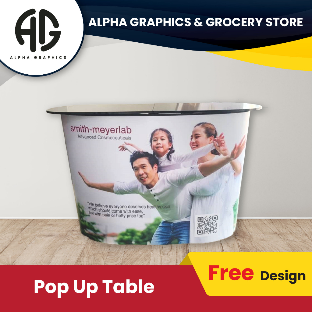 Pop Up Table / Pop Up Counter Booth / Klosik Promosi / Pop Up Counter ...