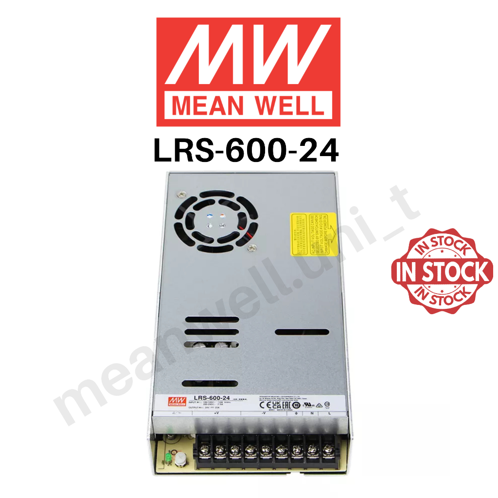 Mean Well LRS-600-24 600W 24V 25A AC-DC Switching Power Supply Original | Shopee Malaysia