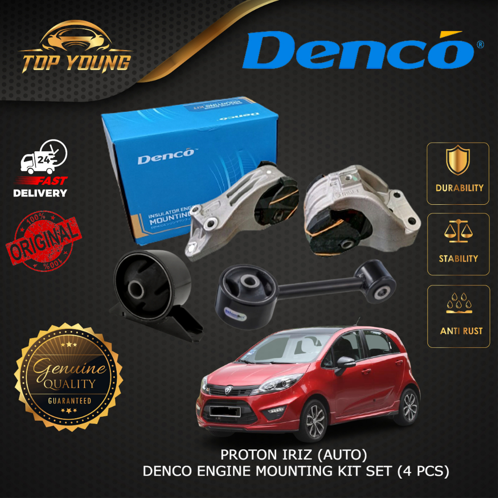 DENCO PROTON IRIZ (AUTO) ENGINE MOUNTING KIT SET 100% ORIGINAL | Shopee ...