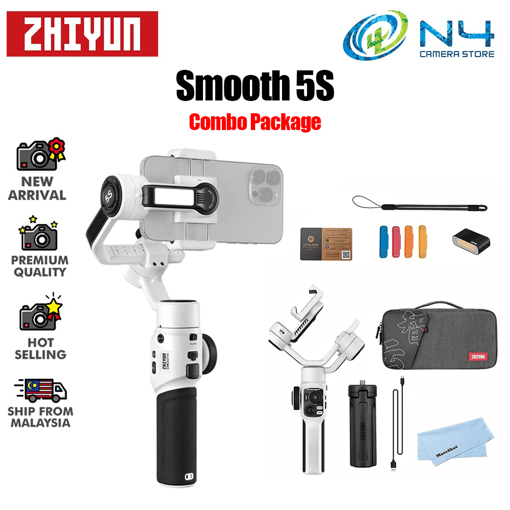 Zhiyun Smooth 5S Smooth 5 Smartphone Gimbal Stabilizer 3 Axis with ...