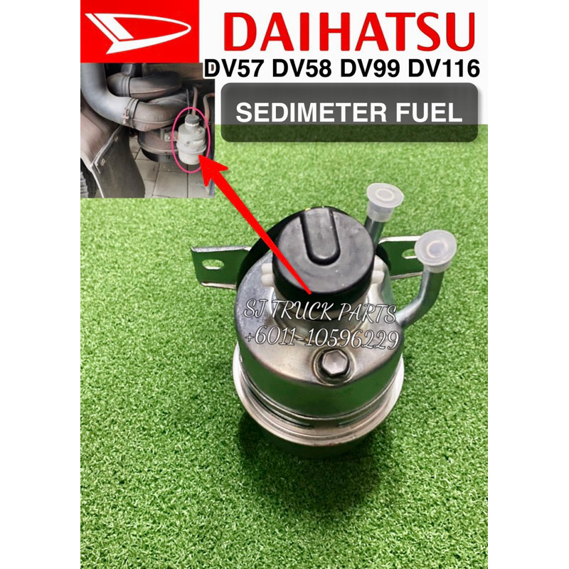 DAIHATSU DELTA DV57 DV58 DV99 DV116 SEDIMETER FUEL USE CHASIC FILTER ...