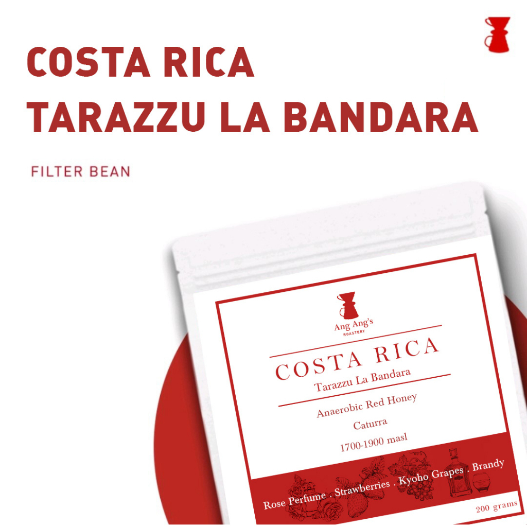 Ang Ang's Roastery "Limited Series" Single Origin Coffee Bean -Costa Rica Tarazzu La Bandara ...