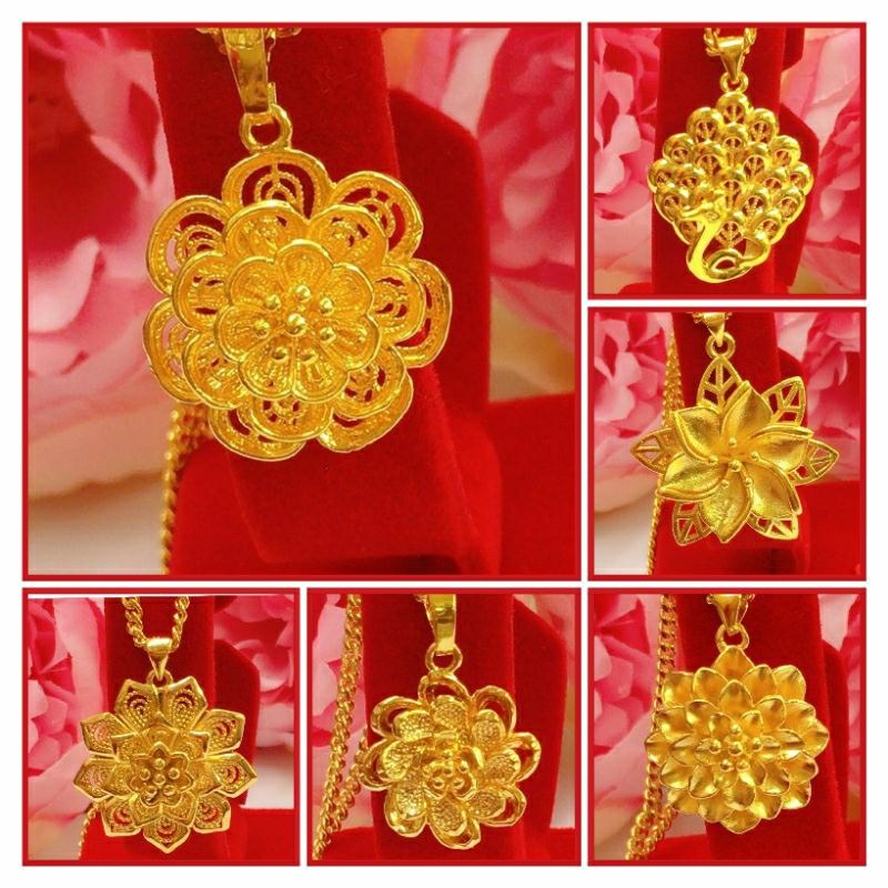 💥ADA COP 916💥(NCE23S) EMAS BANGKOK SET DEWASA RANTAI LEHER & PENDANT ...