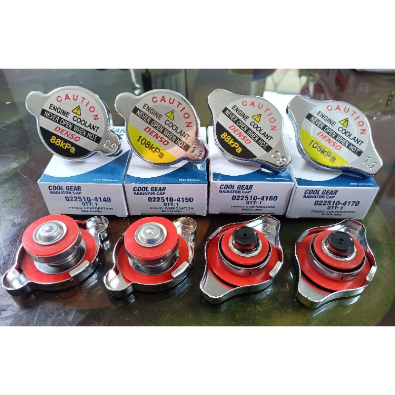 (RED COLOUR) DENSO COOL GEAR RADIATOR CAP R124 R125 R126 R148 (100% ...