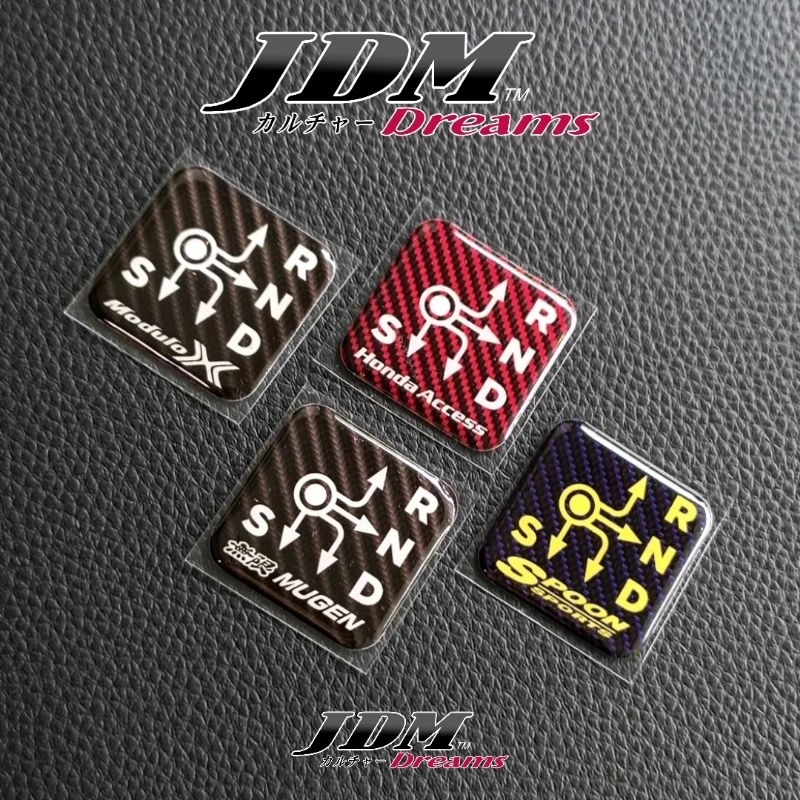 JDM Dreams Gear Shift Sticker Civic FE FC City Grace GM6 GM2 GN2 HB ...