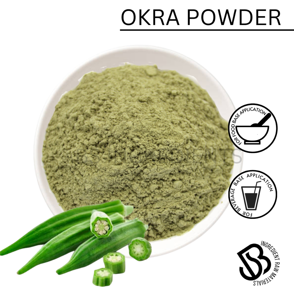 Okra Powder/Serbuk Bendi/Lady Finger Powder/羊角豆粉/秋葵粉-20g/50g | Shopee ...