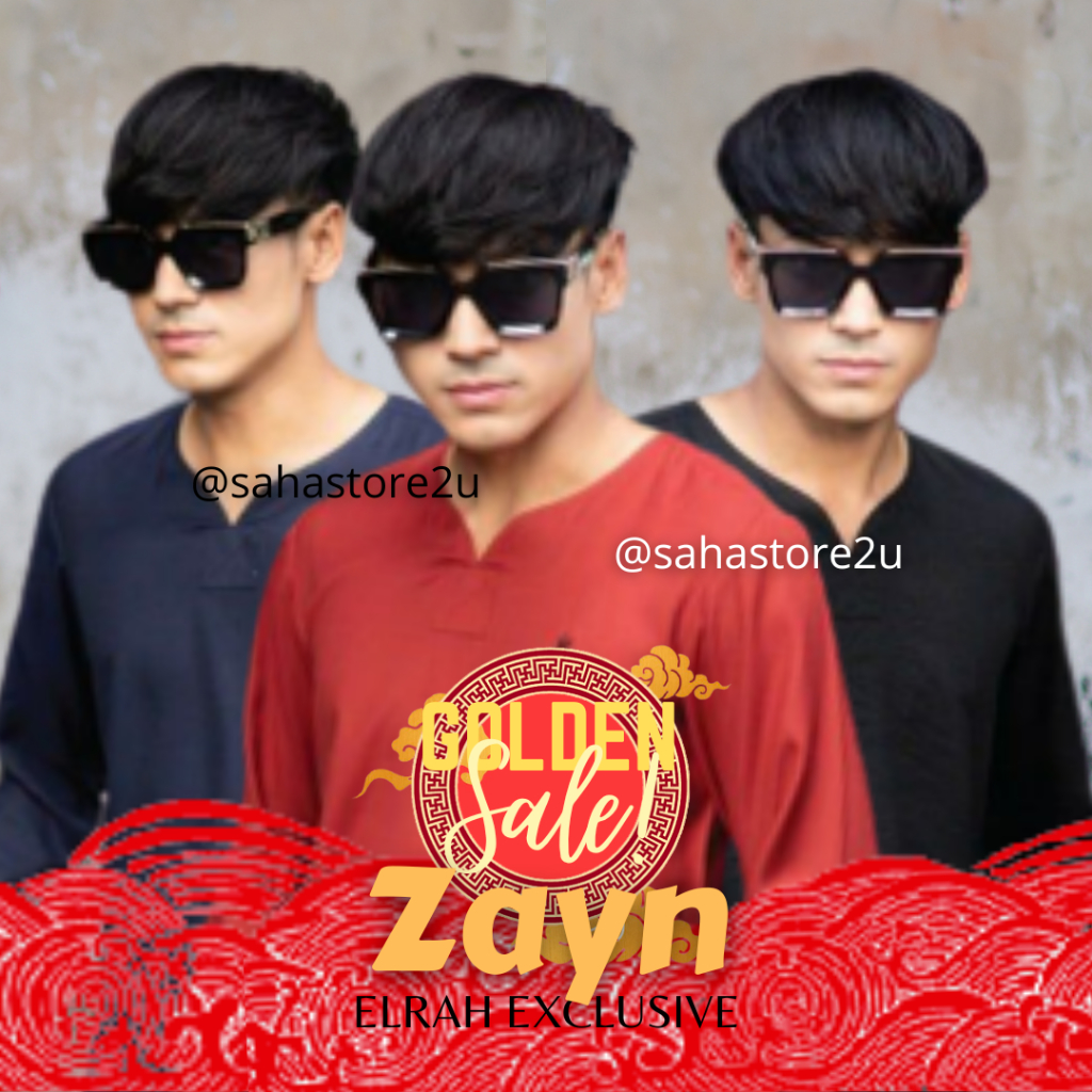 Kurta Zayn Vol1 Elrah Exclusive BAJU RAYA Black Navy Dark Light Baby ...