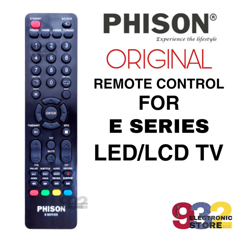 Original PHISON LCD/LED TV Remote Control | Shopee Malaysia