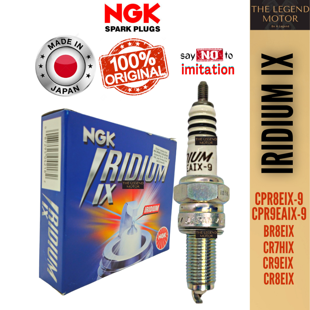 NGK IRIDIUM IX SPARK PLUG RACING Long Life CPR8EIX CR9EIX CR7HIX BR8EIX CR8EIX CR9EIX Y15ZR ...