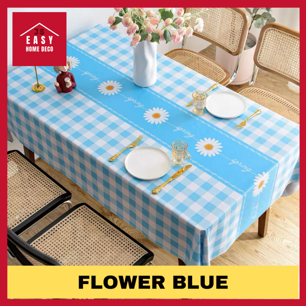 Table Cloth Dining Table Cover PVC Kitchen Picnic Mat Nordic Decoration ...