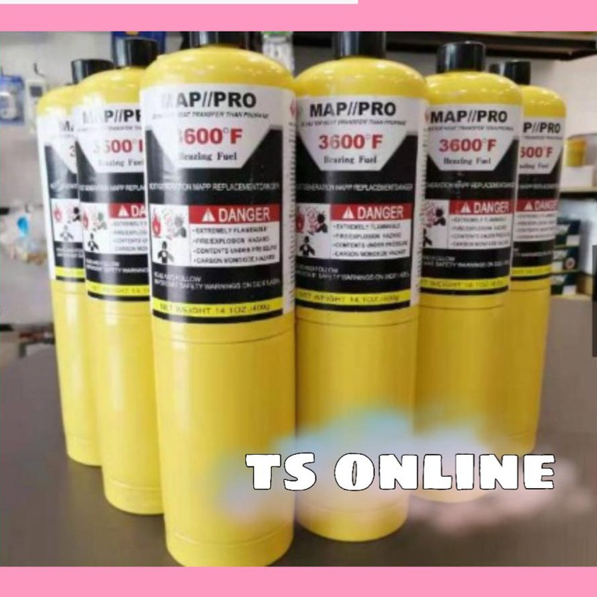 DORMINATOR MAPP GAS 400g (MAP PRO 3600F) | Shopee Malaysia