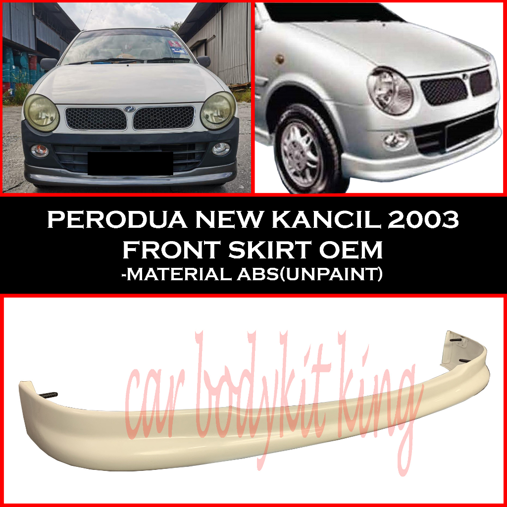 PERODUA NEW KANCIL 2003 LAMPU BULAT 850/660 FRONT SKIRT OE SPECIAL ...