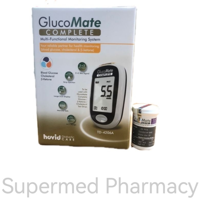 Glucomate Complete Multi-Functional Monitoring System with 25's Glucose ...