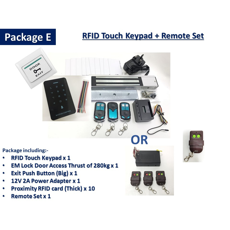 Door Access System RFID Access Control Keypad / RFID Touch Screen ...