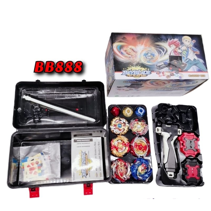 Blader's Box With Beyblade Set Launcher Complete Set Gasing Beyblade ...