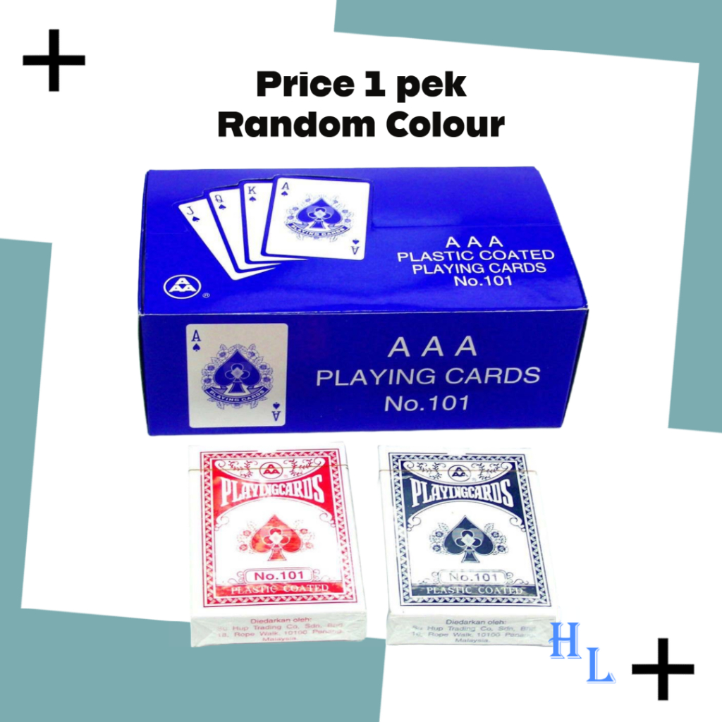 AAA Plastic Coated Playing Cards No.101 | Shopee Malaysia