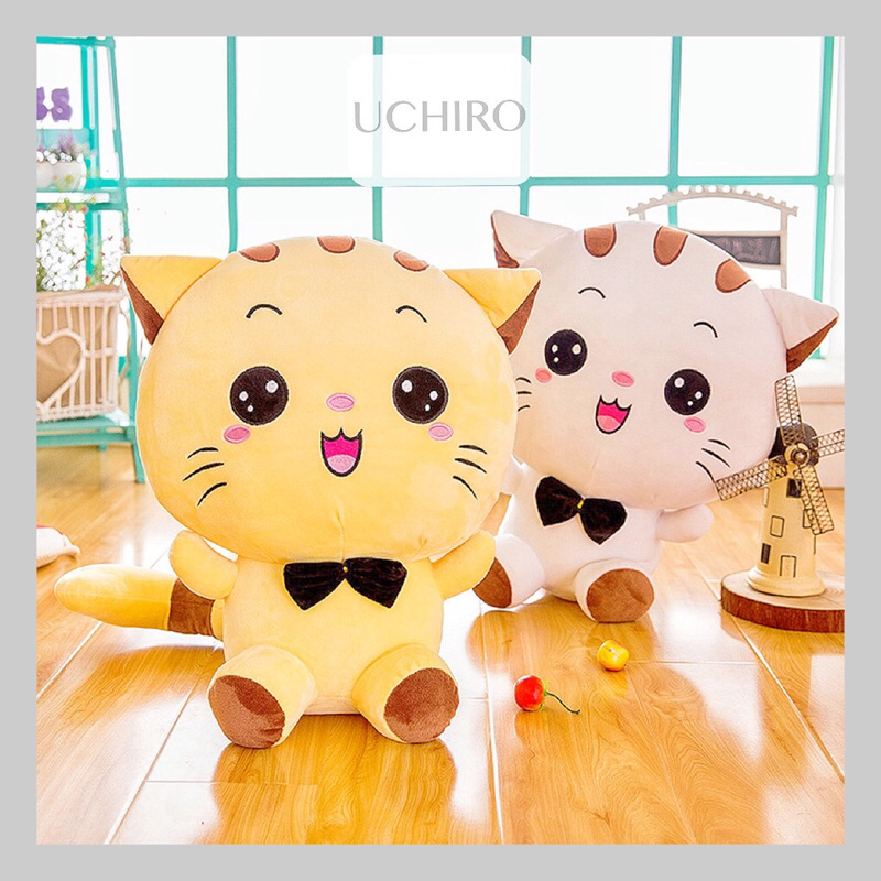 Cat Plush Toy 23cm 35cm 50cm Kitten Doll Pillow Children Kid Anak Patung Gift 可爱猫咪毛绒娃娃玩具 ...