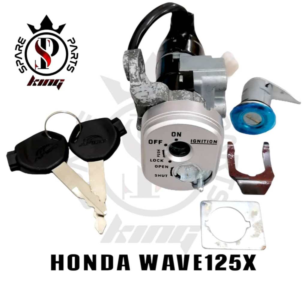 HONDA WAVE125X WAVE125 X W125X MAIN SWITCH SET MAIN SUIS KUNCI SET SUIS ...