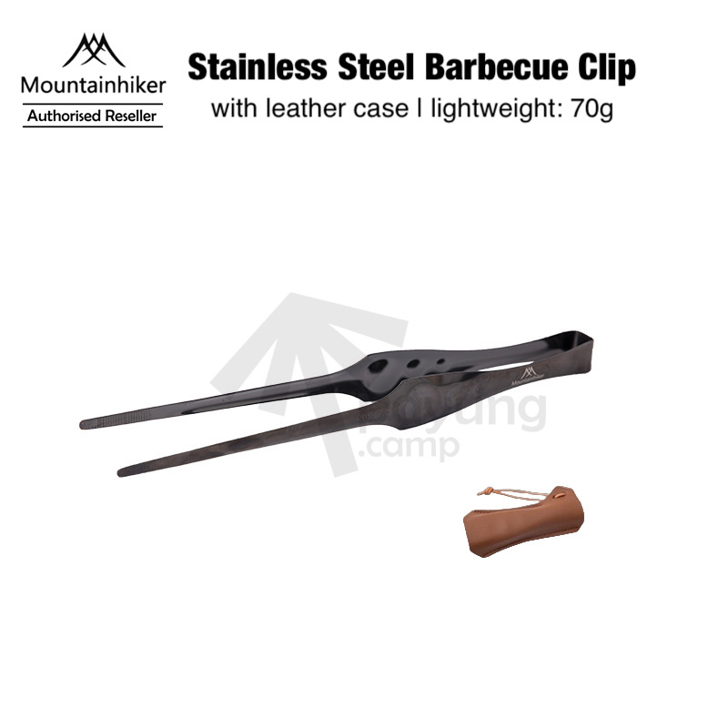 MOUNTAINHIKER 304 Stainless Steel Barbecue Clip Camping BBQ Clipper ...