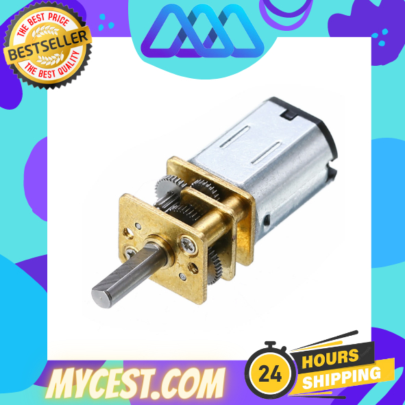 6V 85RPM DC Micro Metal Gearmotor | Mini Wheel 34x7mm For N20 Gear ...
