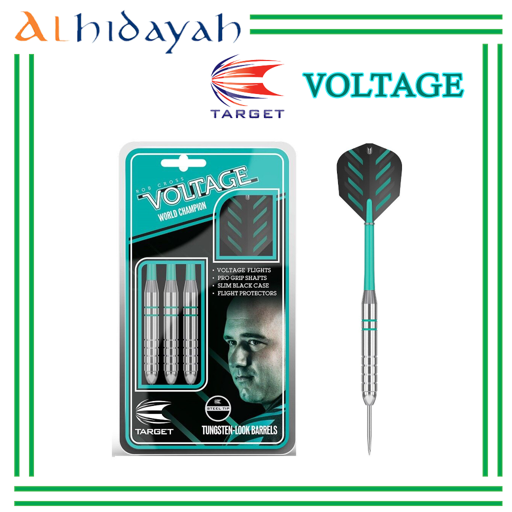 Rob Cross Silver Voltage Tungsten Look Steel Tip Darts By Target Dart ...