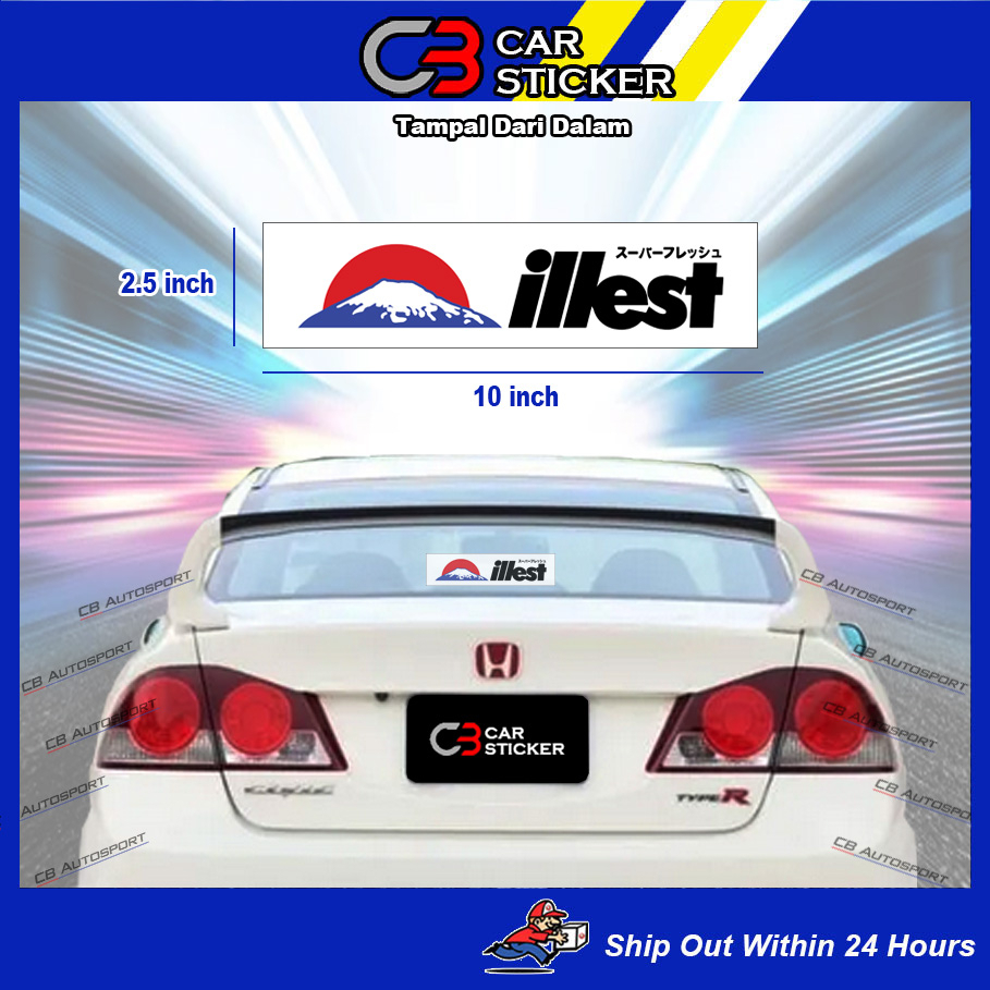 illest Daily Driven Car Roadtax Sticker / CS583 | Shopee Malaysia