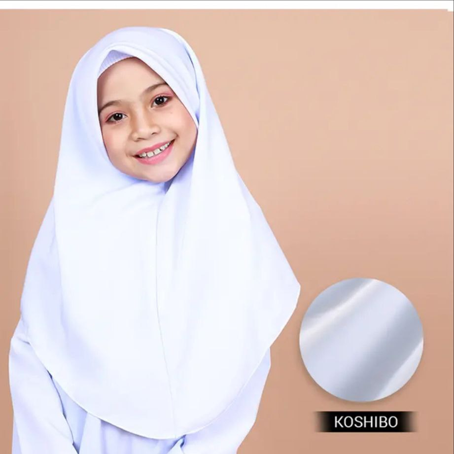 TUDUNG SEKOLAH 2 LAPIS KOSHIBO | Shopee Malaysia