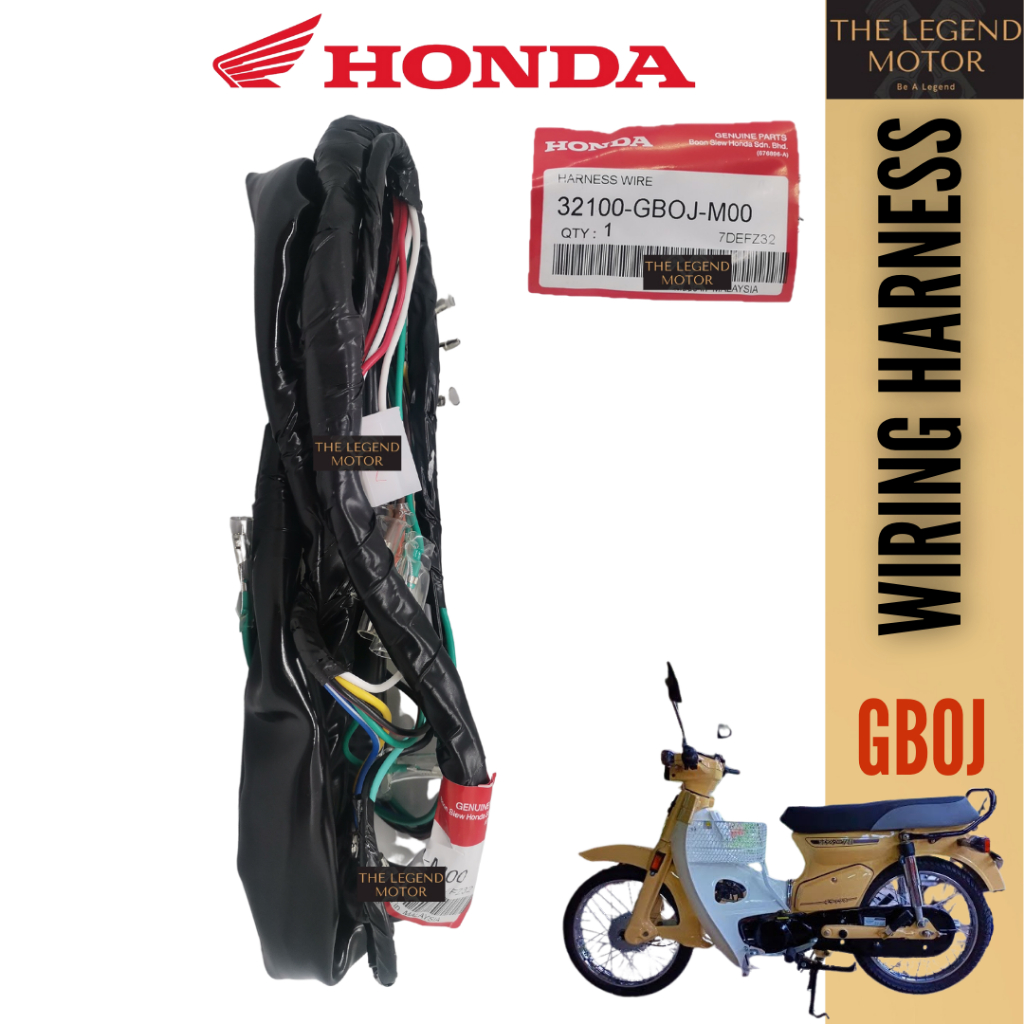 HONDA GBO J C70 GBOJ PETAK GB6 FAME GB1 C90 WIRING HARNESS BODY WIRE ...