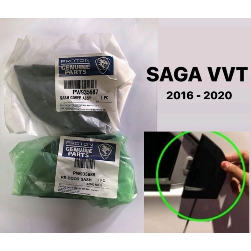 ORIGINAL PROTON REAR OUTER DOOR WINDOW DELTA COVER SAGA VVT 2016 ...