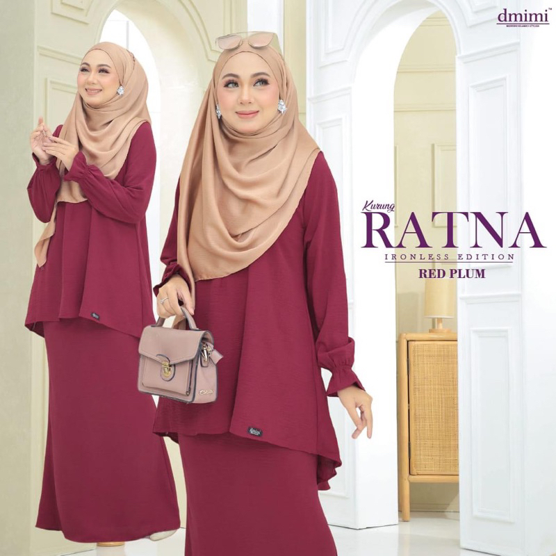 BAJU KURUNG RATNA By Dmimi Collection Plain Edition Moden dan trendy ...