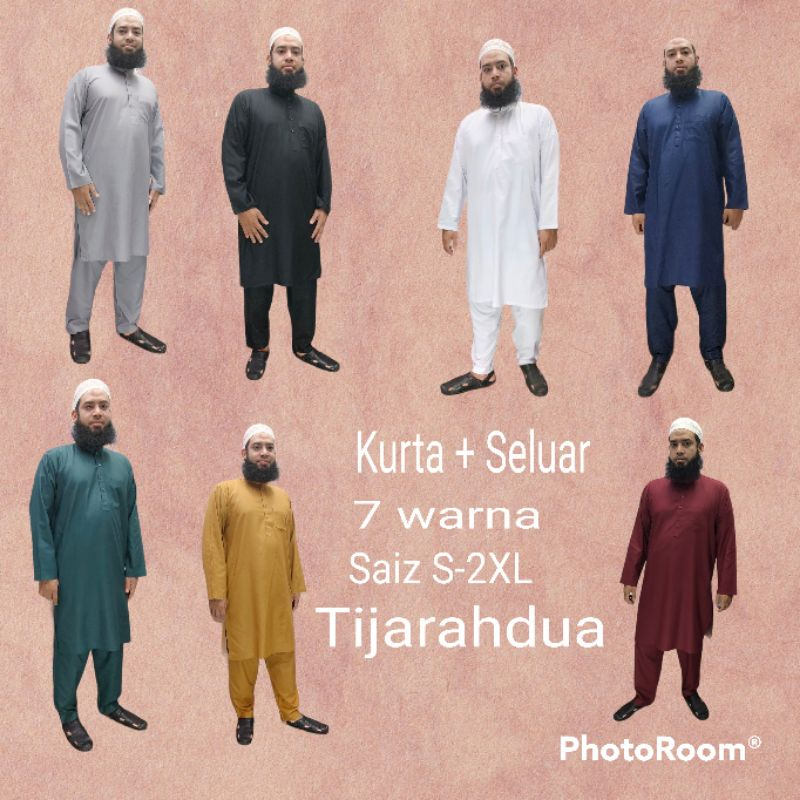 KURTA BESERTA SELUAR ORIGINAL PAKISTAN (Al Haram) | Shopee Malaysia