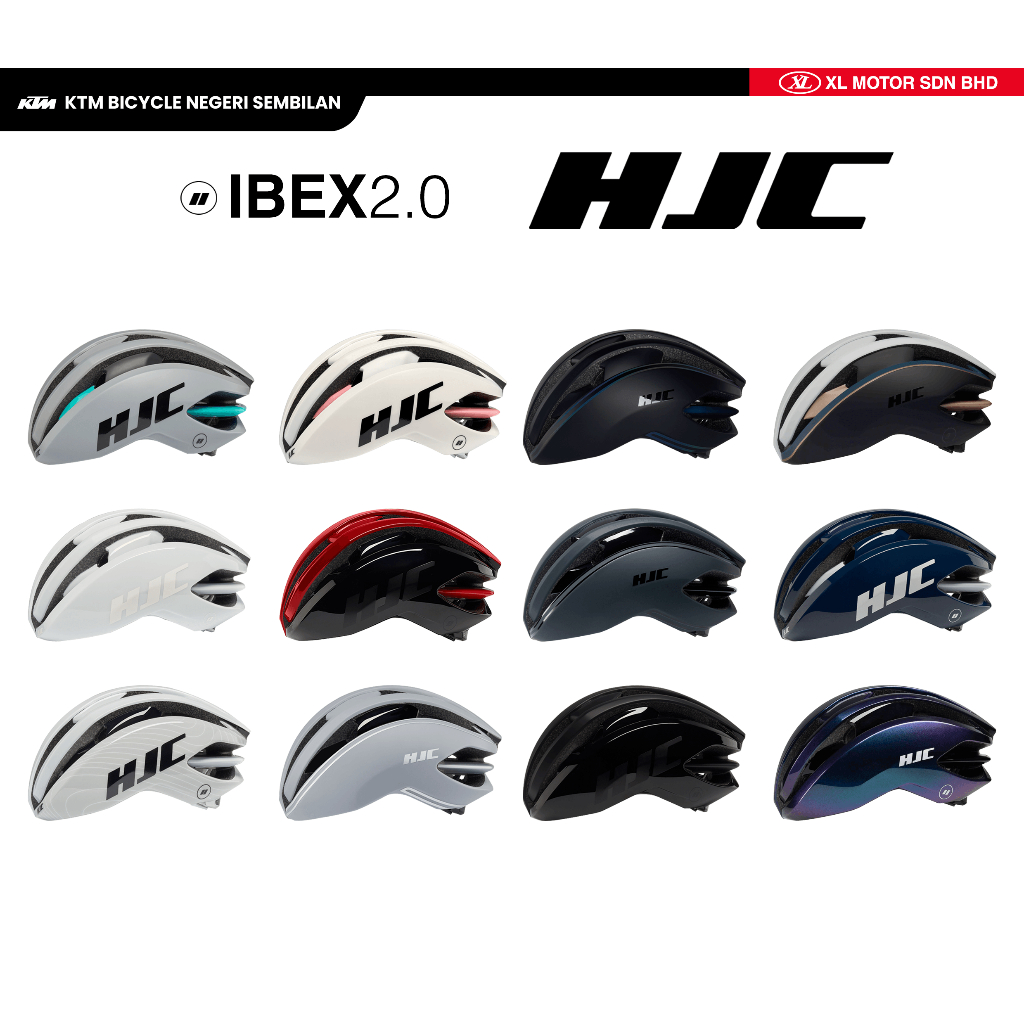 HJC IBEX 2.0 HELMET CYCLING HELMET AERO DYNAMIC BICYCLE HELMET COME ...