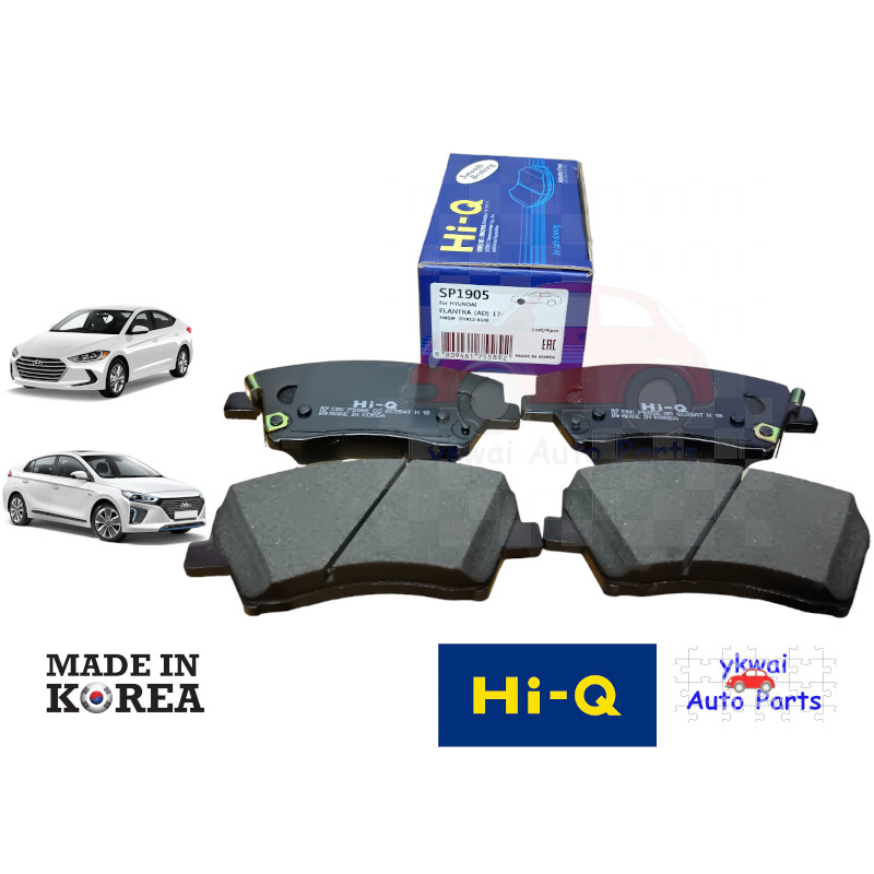 Hyundai Ioniq/Hyundai Elantra AD/Kia Rio YB Front Brake Pad (SP1905 ...