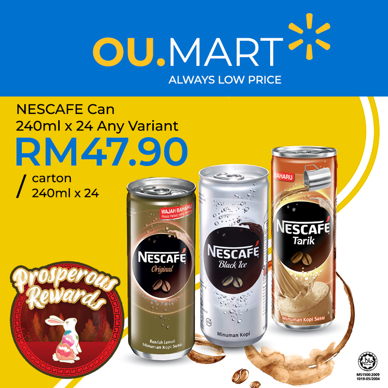 NESCAFE Original / Mocha / Latte / Tarik (240ml x 24 Cans) | Shopee ...