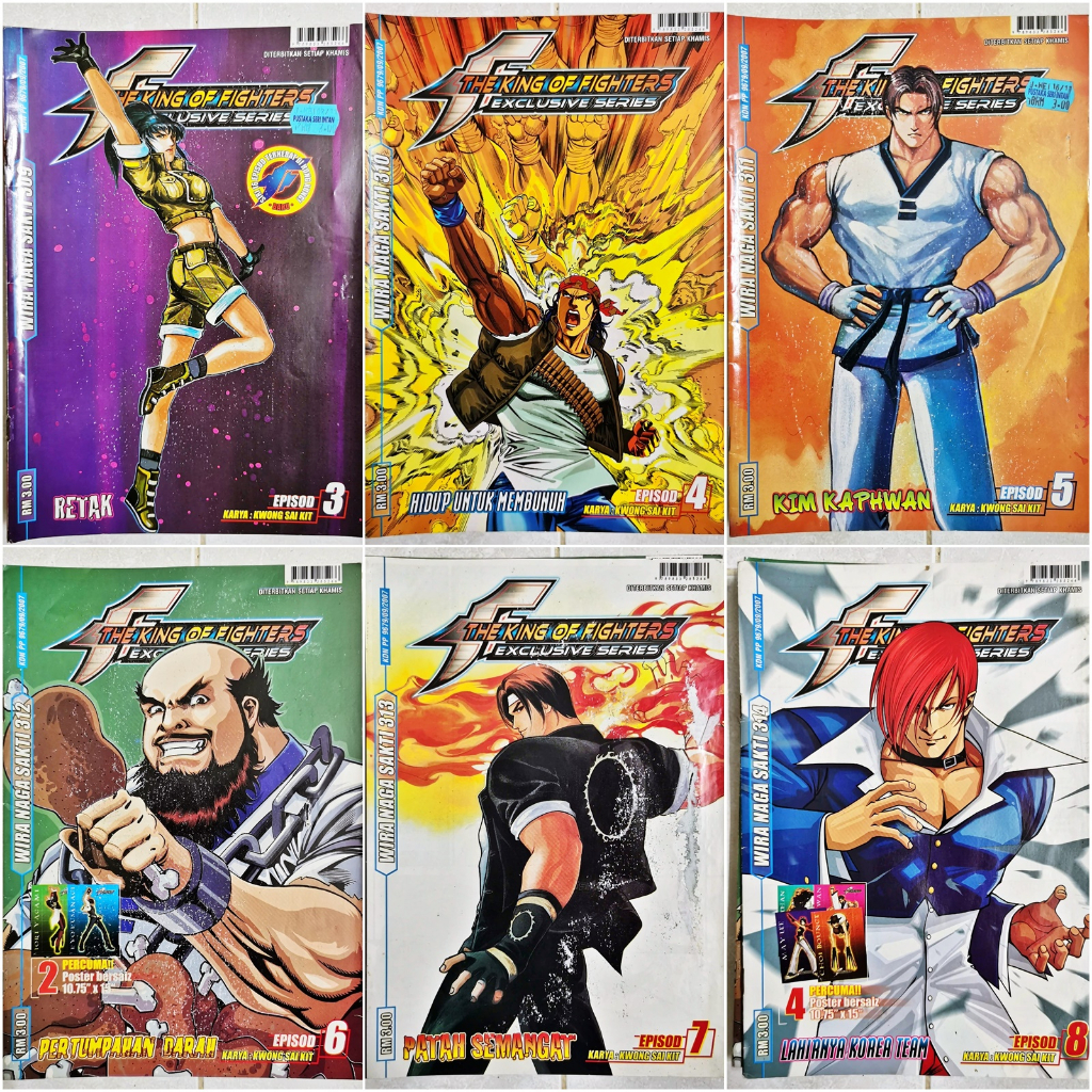 PRELOVED 』Manhua "King of Fighters Exclusive Series" (Naskah) Karya ...