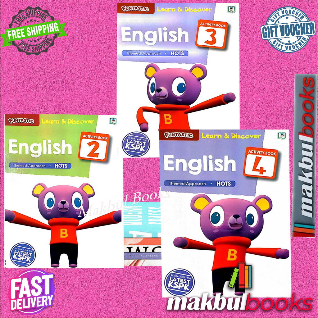 FUNTASTIC: LEARN & DISCOVER KSPK ENGLISH PRESCHOOL ACTIVITY BOOK 2 TO 4 ...