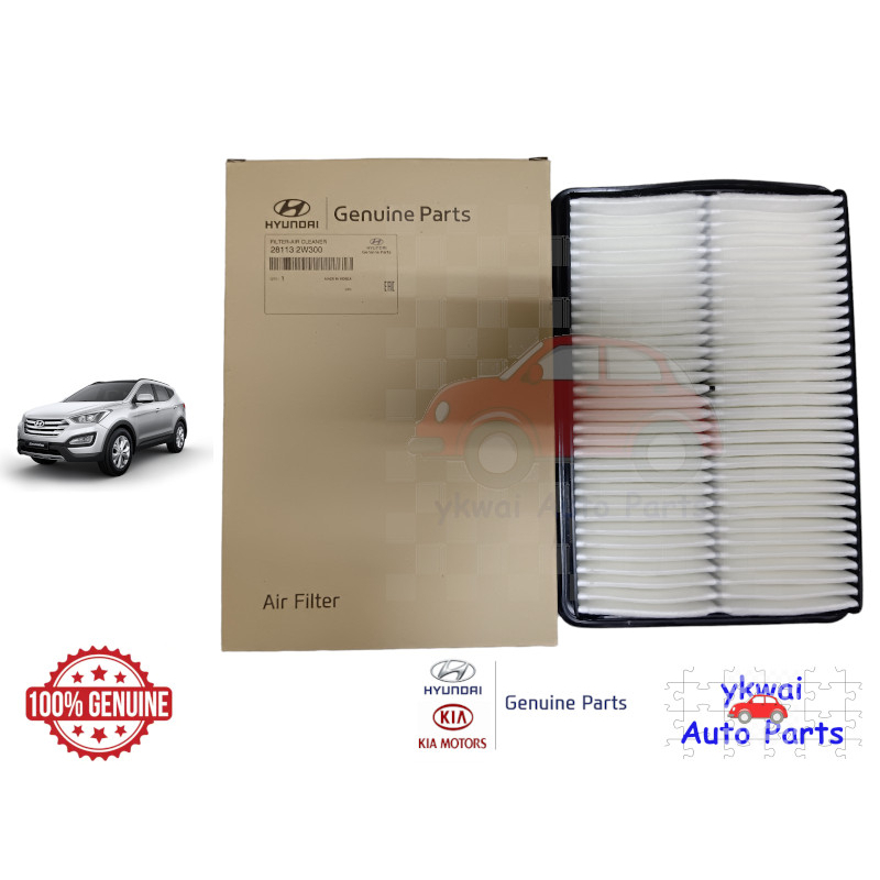 Genuine Hyundai Air Filter for Hyundai Santa Fe DM 2.2 (D) - 28113 ...